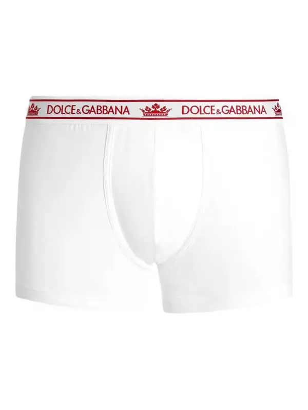 Dolce & Gabbana Logo-waistband Boxers - Black