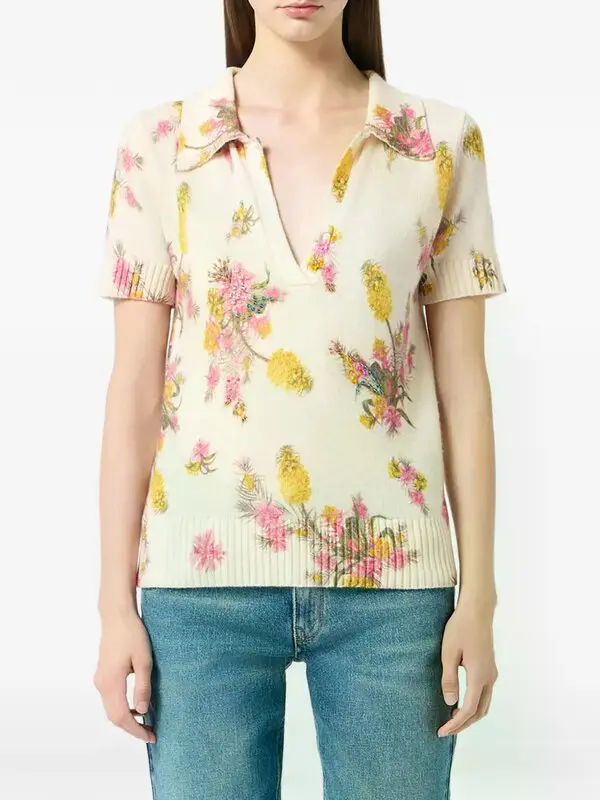 Blumarine Floral-print Top