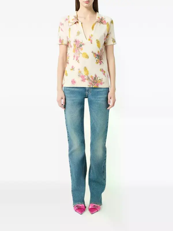 Blumarine Floral-print Top