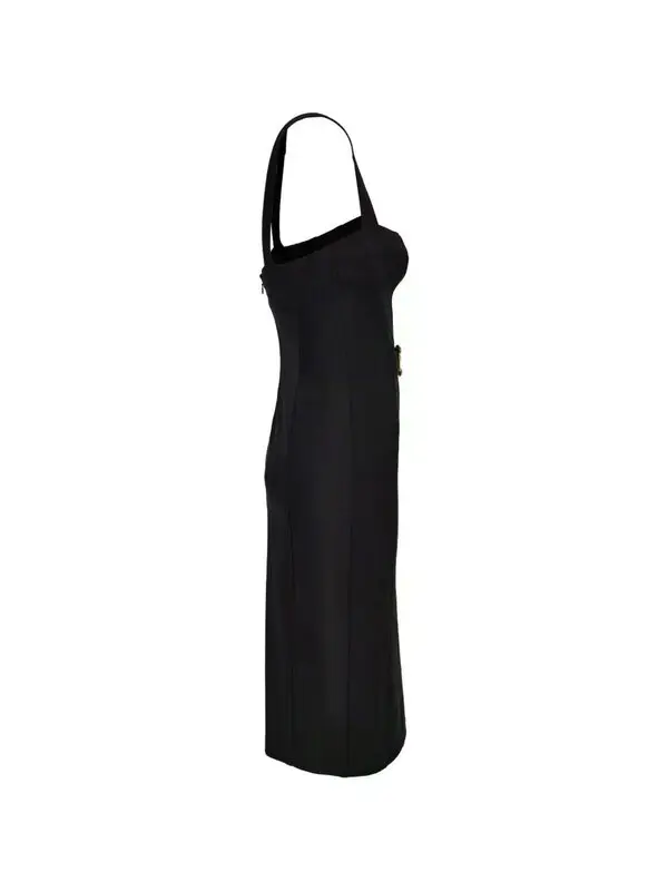 Versace Buckle-detail Dress