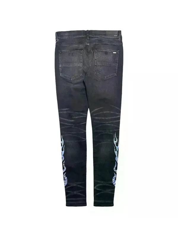 Amiri Flame-patch Jeans