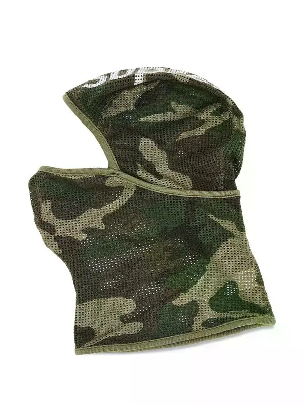 Supreme Mesh Camouflage Balaclava - Green