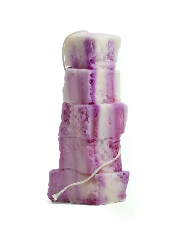MALTE VAN DER MEYDEN Layered Stack Candle - Purple