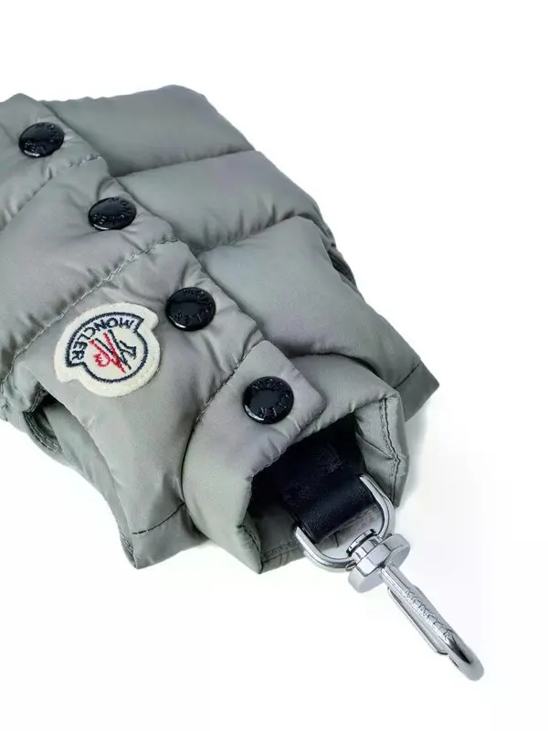 Moncler Quilted Keyring - Neutrals