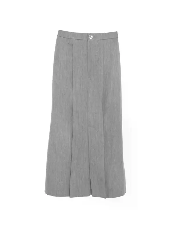 ENFOLD Slit Pleated Skirt