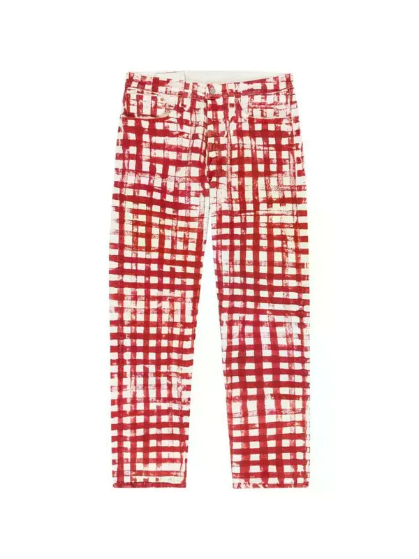 DENIM TEARS 501 Picnic Plaid Trousers