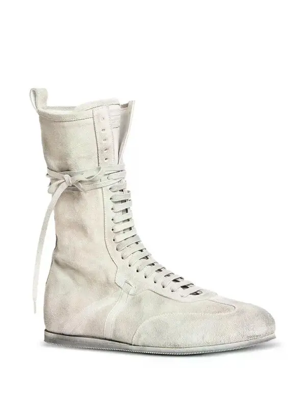ANN DEMEULEMEESTER Fides High-top Boxing Sneakers