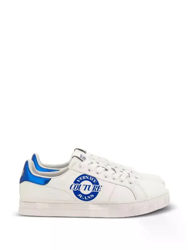 Versace Court 88 Logo Sneakers - White