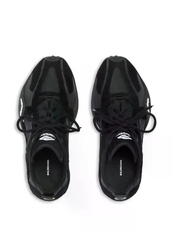 Balenciaga Monday Ultra Logo-lettering Sneakers - Black