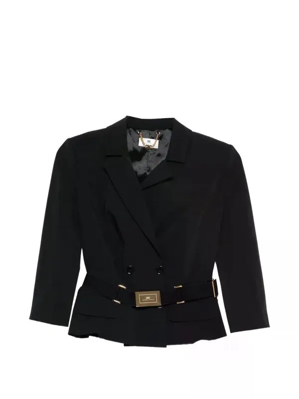 Elisabetta Franchi Belted Double-breasted Jacket