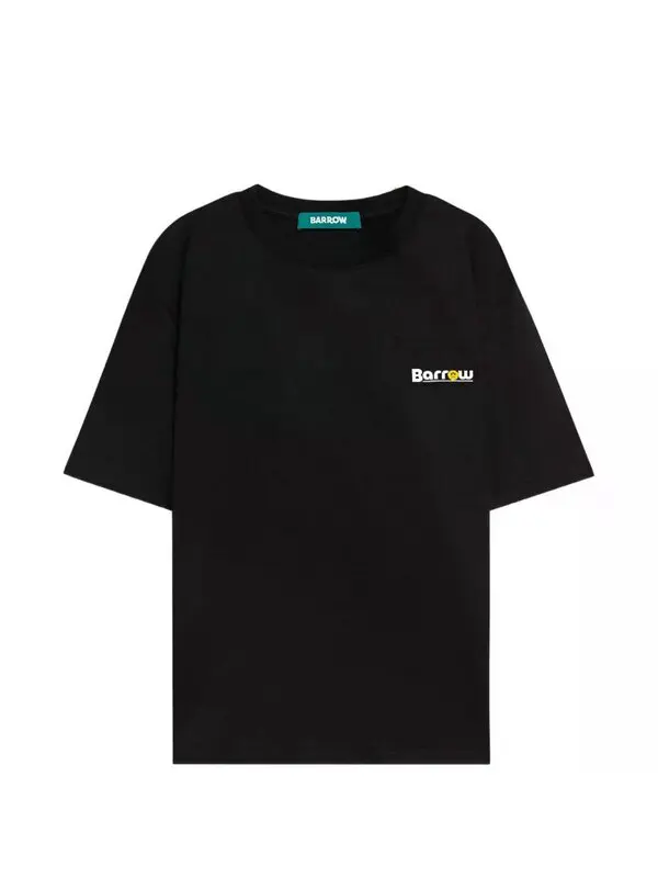 BARROW Graphic Crew-neck T-shirt - Black