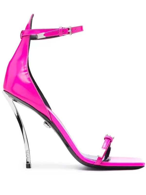 Versace Buckle-strap Sandals - Pink