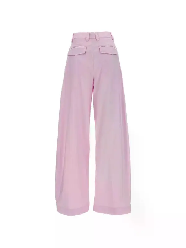 THELATEST Pleated Barrel-leg Trousers