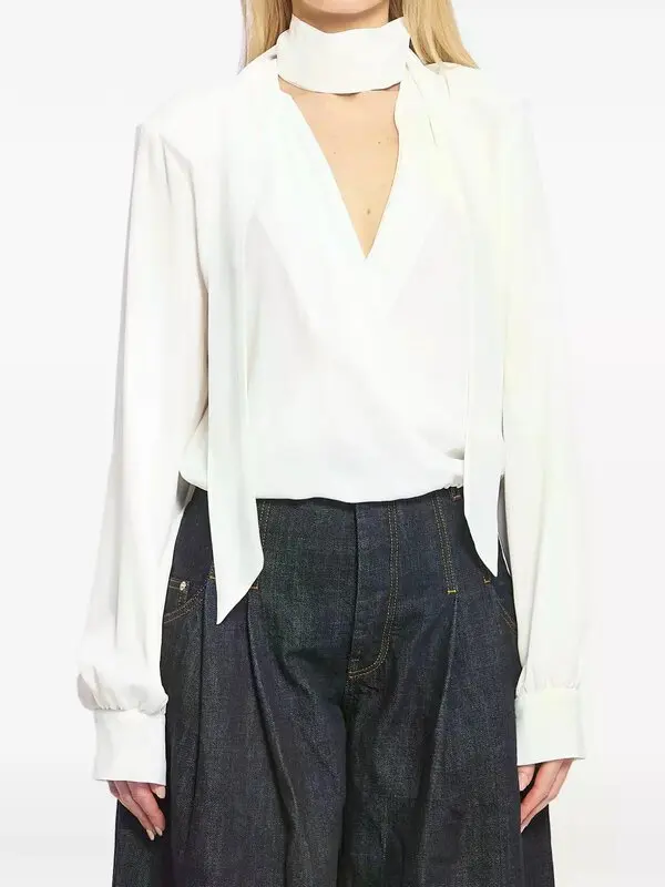 Federica Tosi Neck-tie Blouse