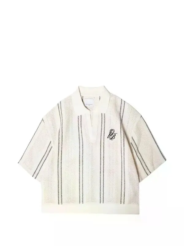 ONLY THE BLIND Striped Polo Shirt