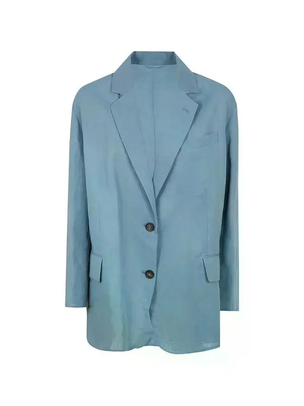 Brunello Cucinelli Buttoned Cotton Blazer
