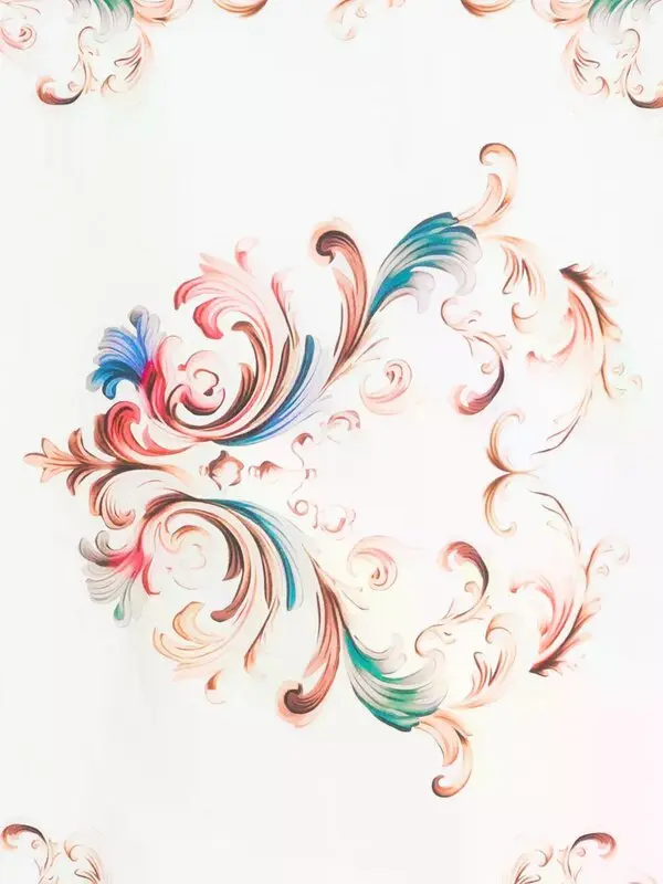 Versace Floral-print Scarf