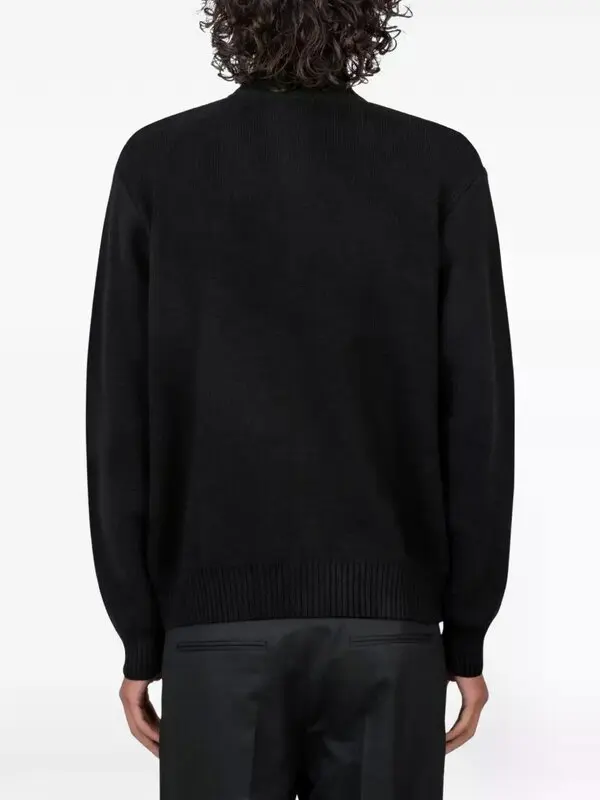 ARTE ANTWERP Logo-embroidered Cardigan