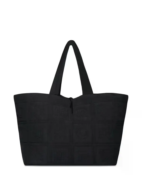 Nanushka Quilted Geometric Tote Bag