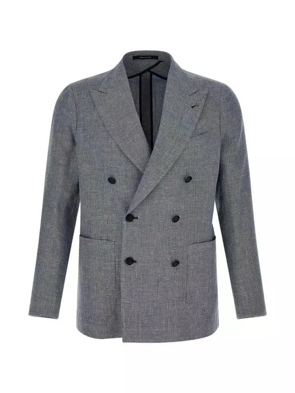 Tagliatore Montecarlo Single-breasted Blazer - Grey