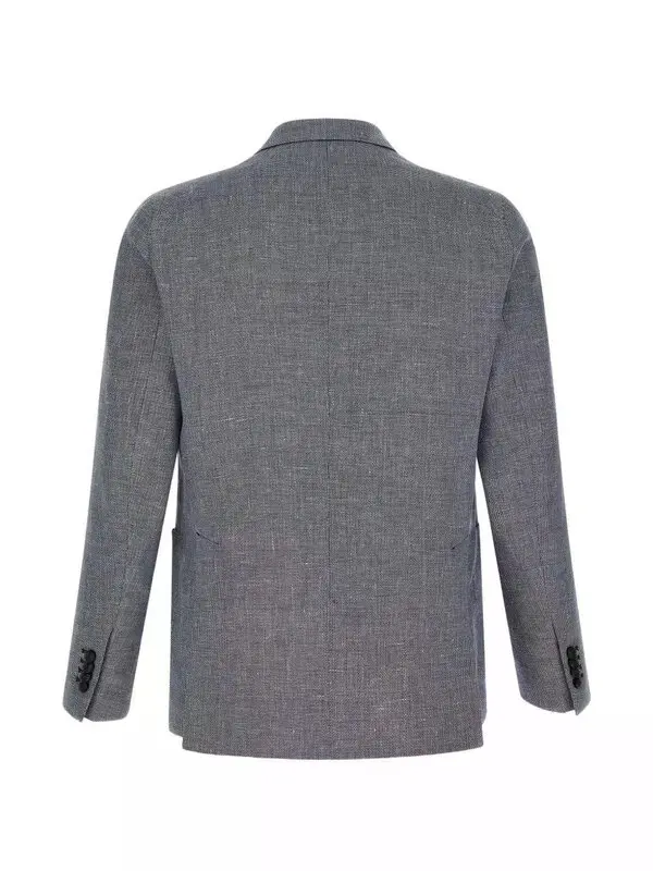 Tagliatore Montecarlo Single-breasted Blazer - Grey
