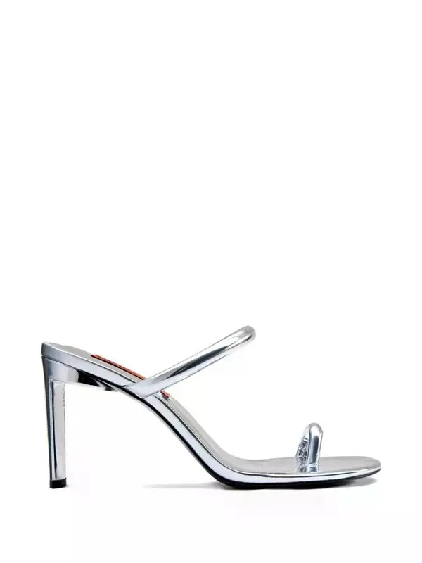 SIMONMILLER Pipe Metallic Sandals - White