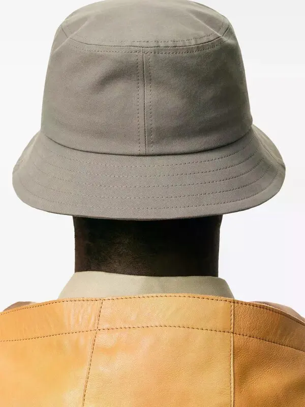 AMI Paris De Coeur Embroidered Bucket Hat - Grey