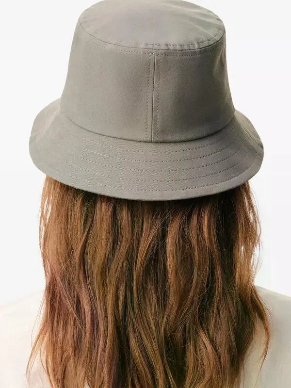 AMI Paris De Coeur Embroidered Bucket Hat - Grey