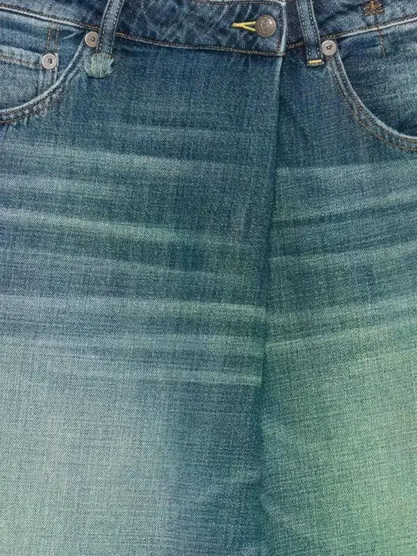 R13 Cotton Wide-leg Jeans