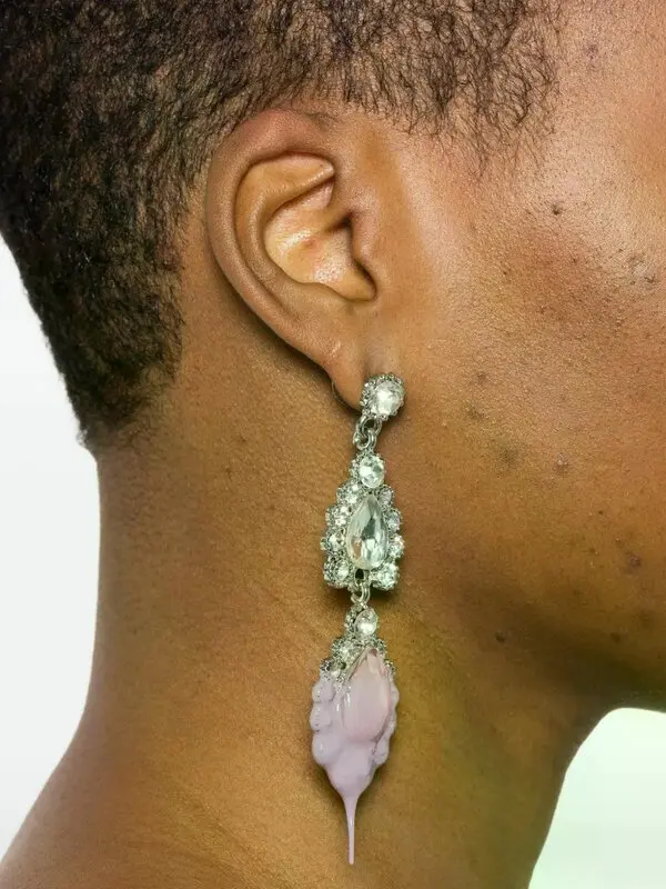Ottolinger Dipped Crystal Drop Earrings