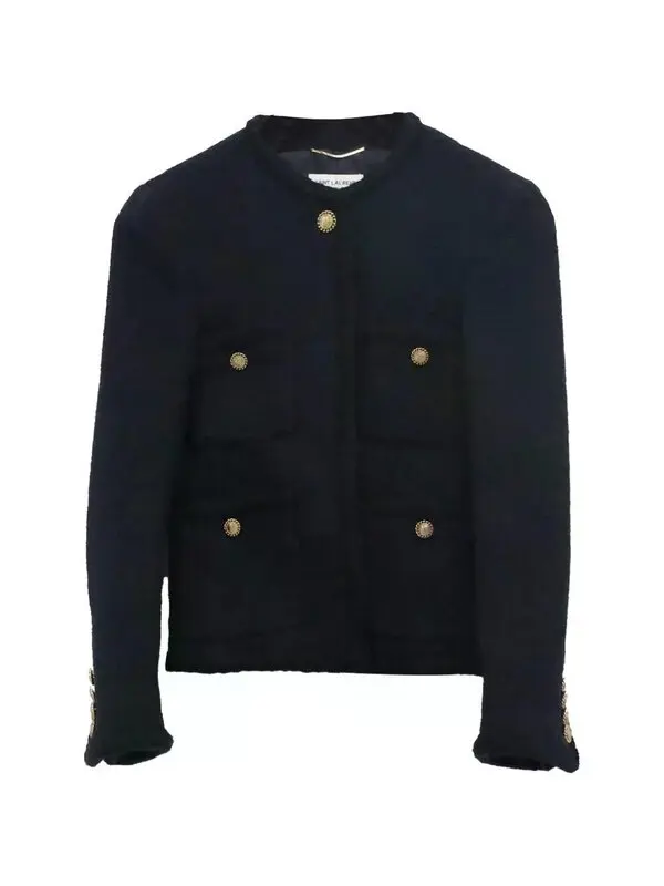 Saint Laurent Four-pocket Tweed Jacket