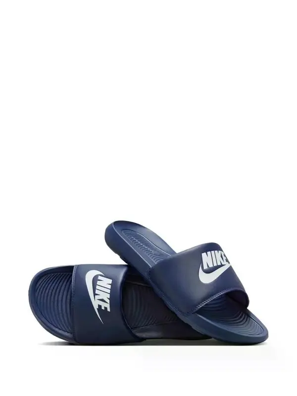 Nike Victory One Logo Slides - Blue