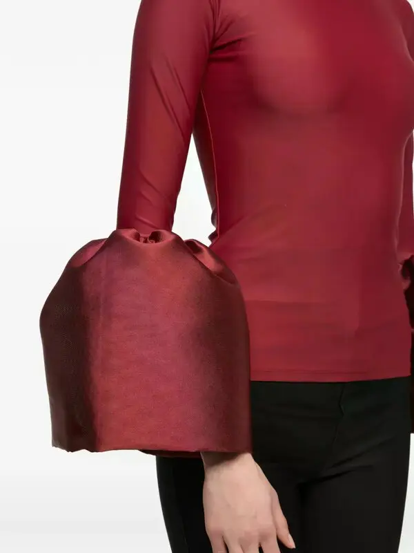 ATU BODY COUTURE High-neck Bell-sleeve Top - Red