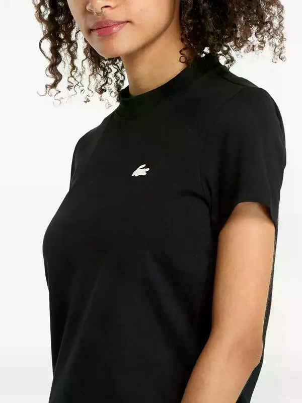Lacoste Embroidered Crocodile Logo Crewneck T-shirt