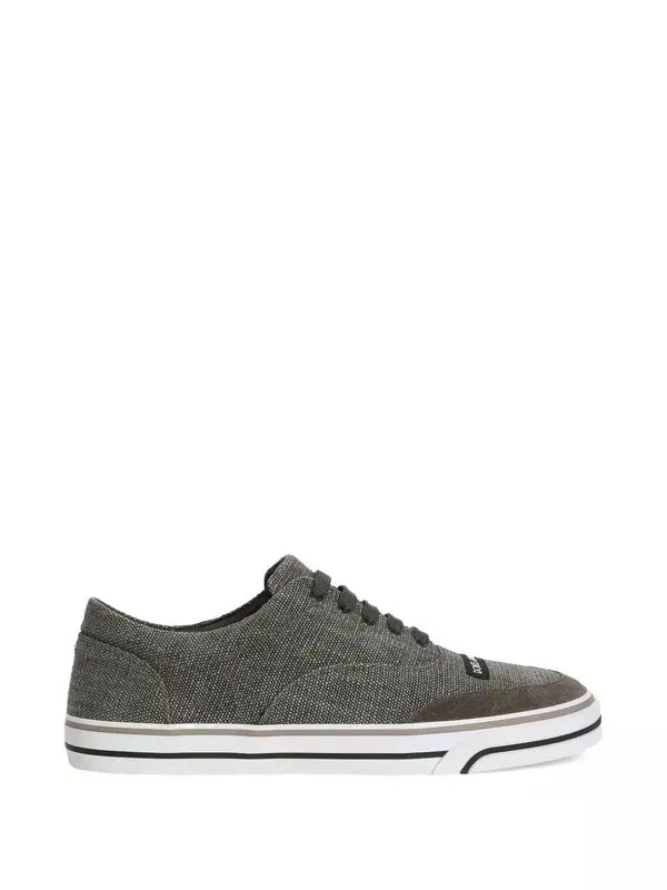 Dolce & Gabbana Linen Dg Sailing Sneakers - Grey