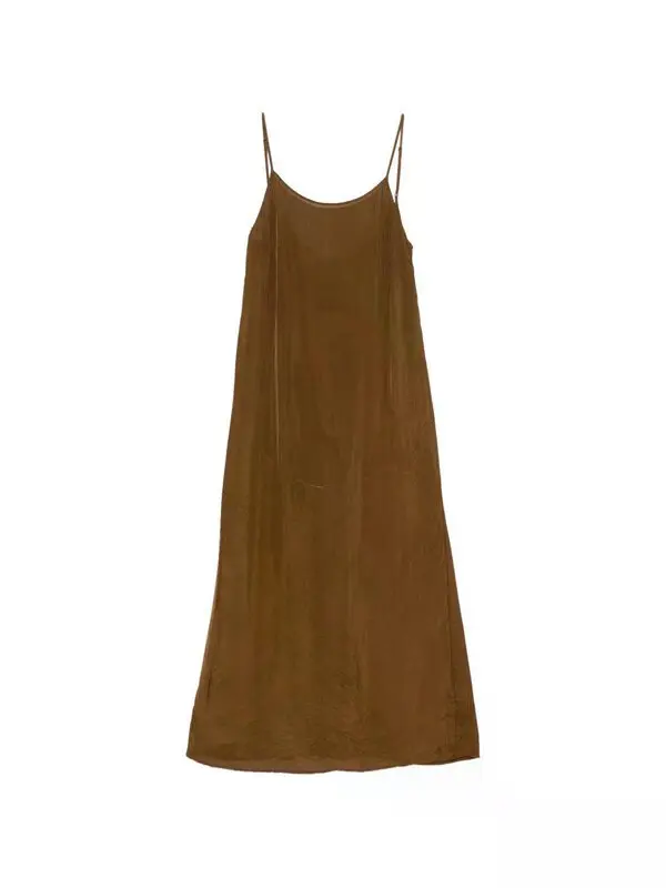 UMA WANG Mud Jersey Anaya Maxi Dress