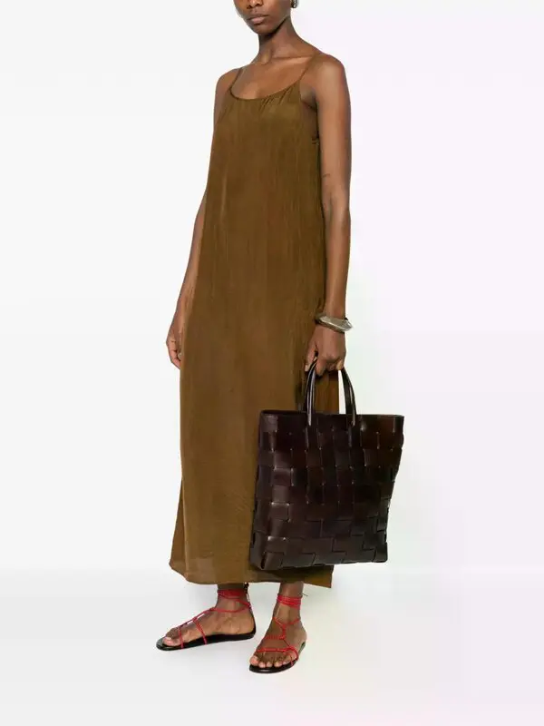 UMA WANG Mud Jersey Anaya Maxi Dress