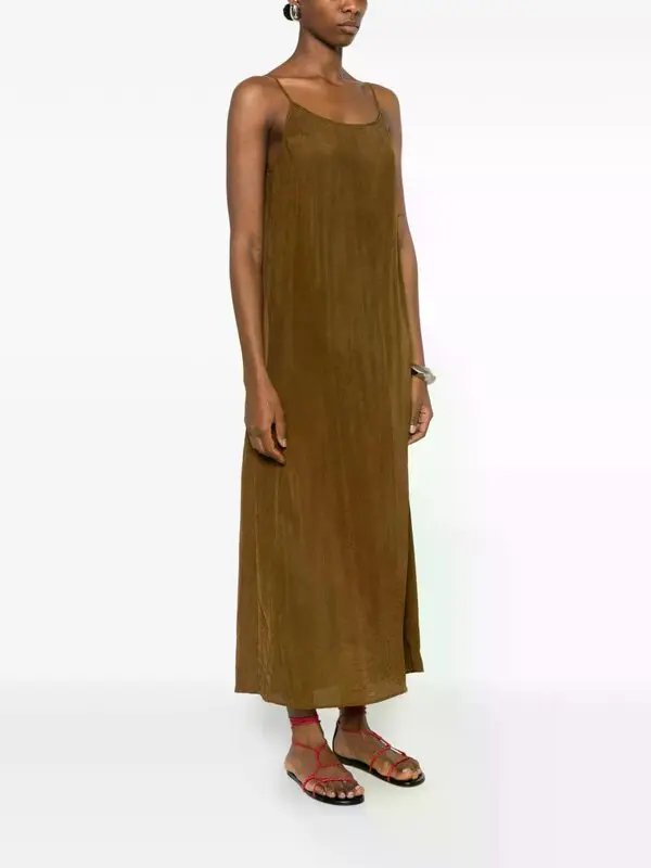 UMA WANG Mud Jersey Anaya Maxi Dress