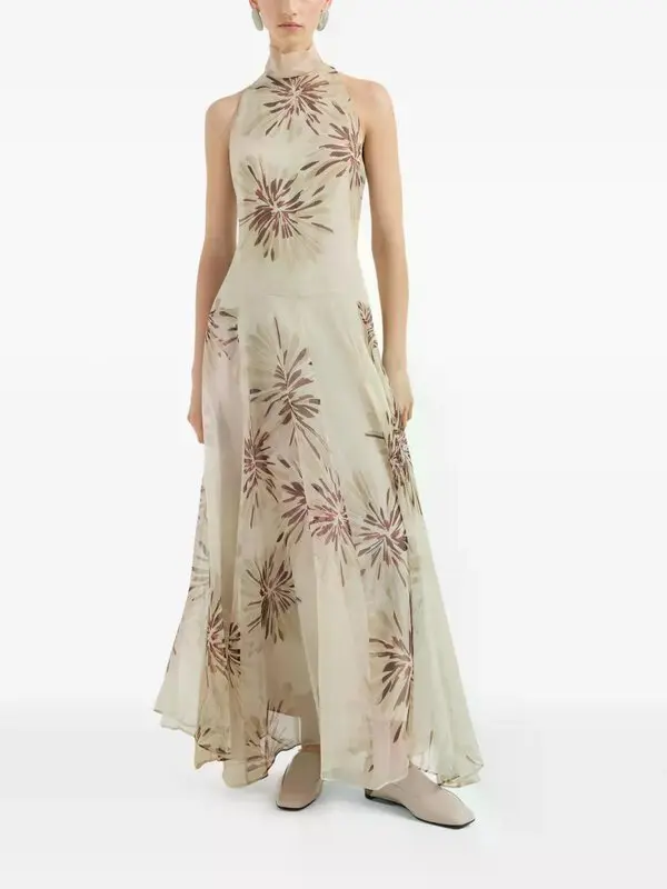 Brunello Cucinelli Maxi Dress - Neutrals