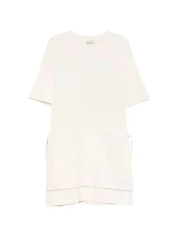 Moncler Drawstring Perforated Mini Dress