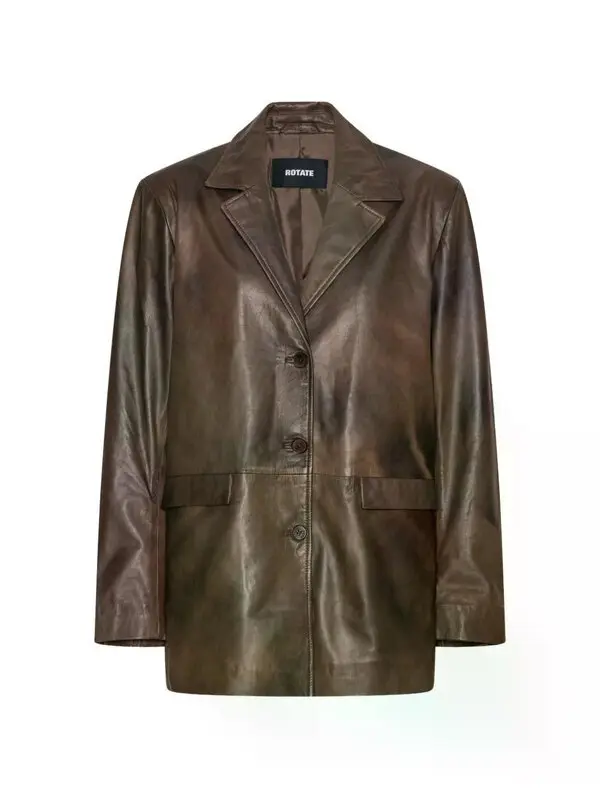 ROTATE BY BIRGER CHRISTENSEN Leather Blazer
