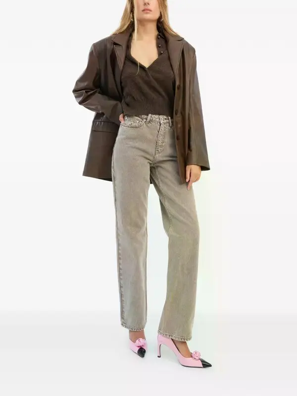 ROTATE BY BIRGER CHRISTENSEN Leather Blazer