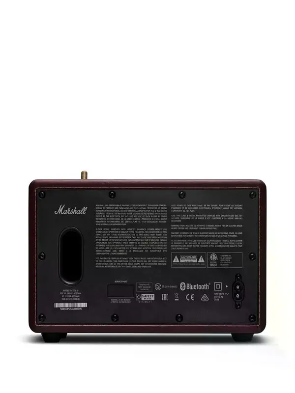 Marshall Acton Iii Bluetooth Burgundy Speaker