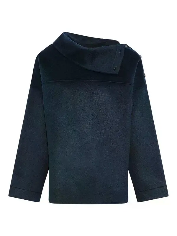 YVES SALOMON Asymmetric-neck Sweater