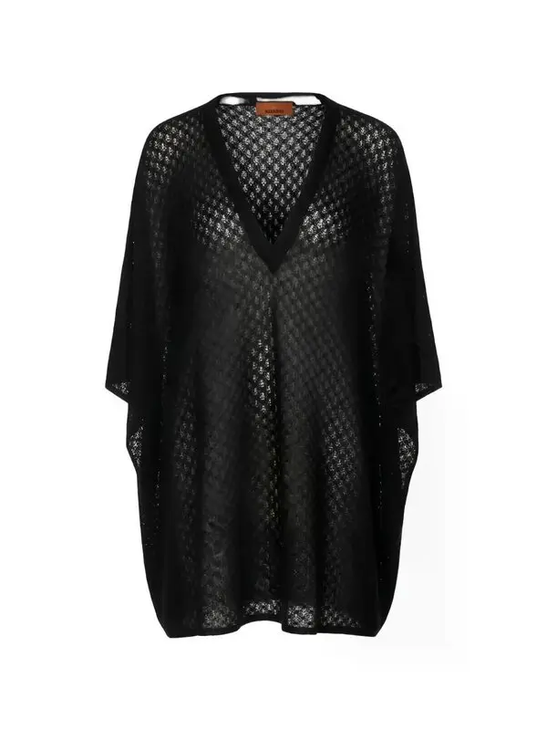 Missoni V-neck Cover-up - Black