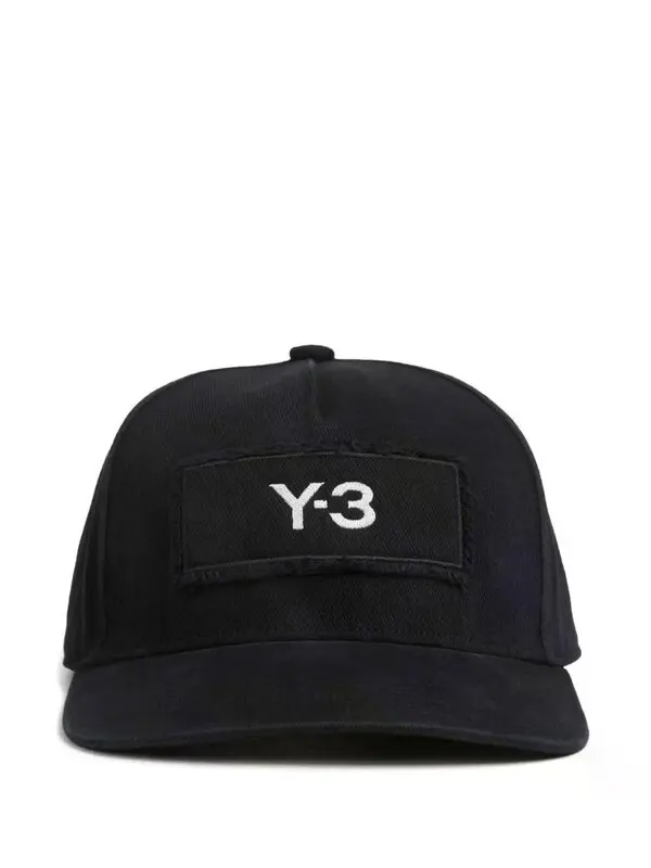 Y3 Logo-patch Cap - Black