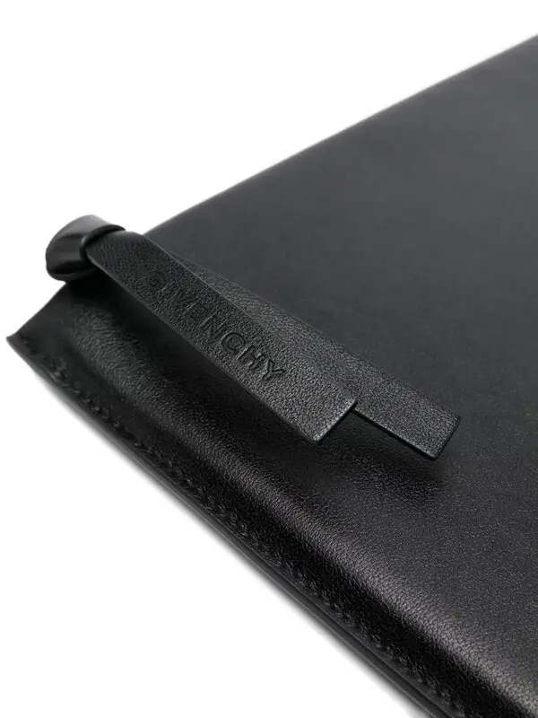 Givenchy Large Antigona Leather Clutch - Black
