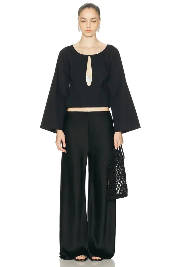 MARLIES GRACE Ocean Top - Black