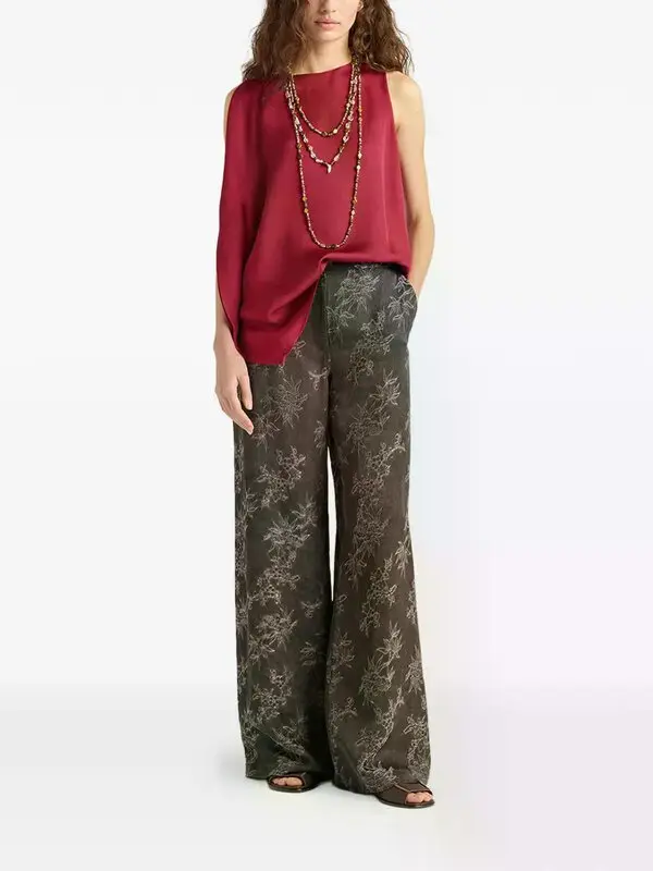 Momoni Jacquard Palazzo Pants