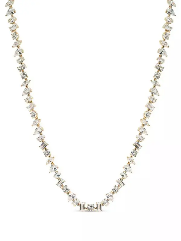 CRYSTAL HAZE Tennis Necklace - Gold